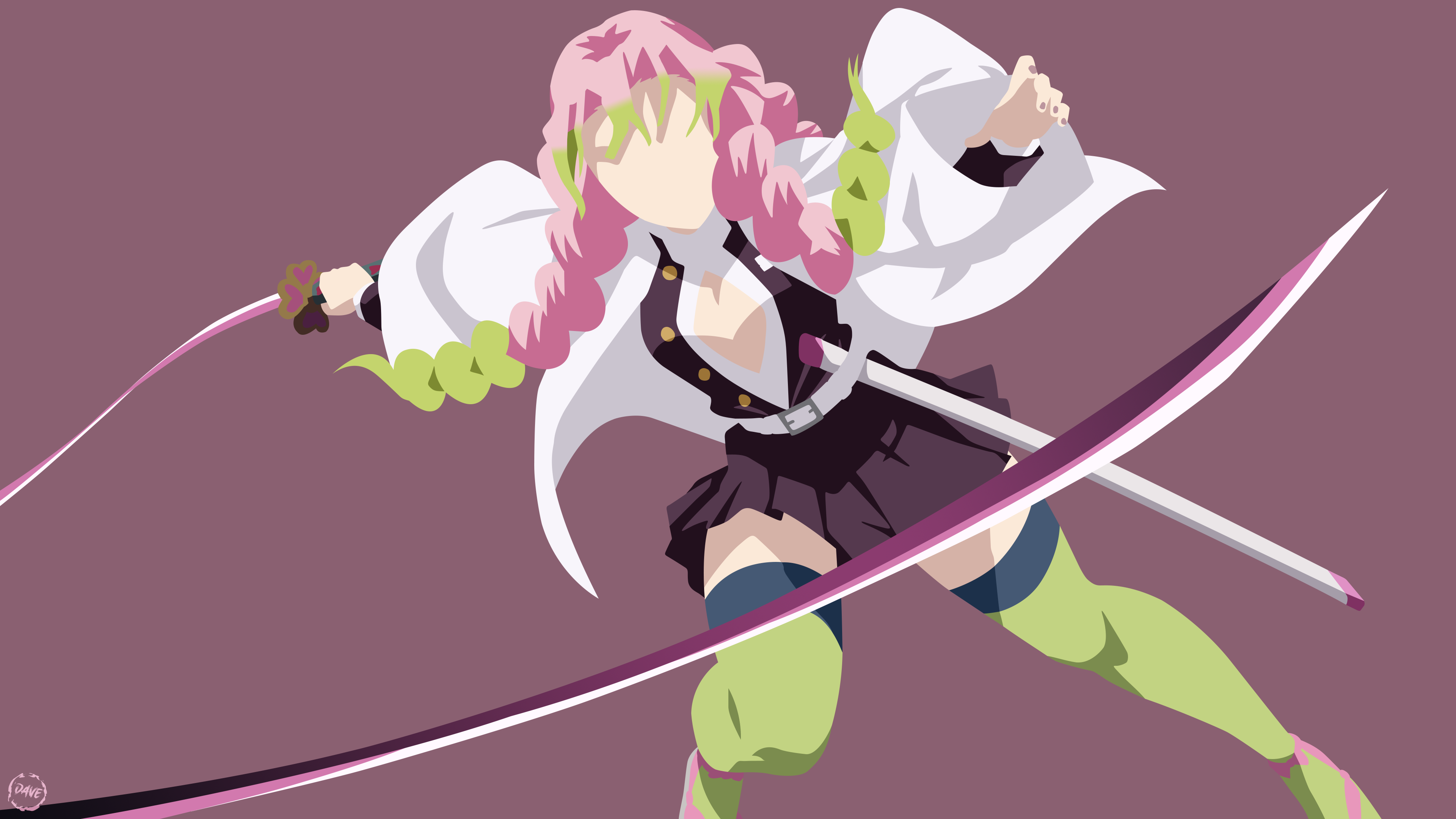 Mitsuri Kanroji Minimalist – PS4Wallpapers.com Mitsuri Kanroji Minimalist – PS4Wallpapers.com